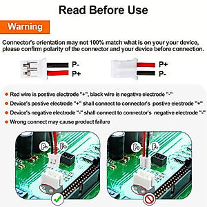 MakerFocus 3.7V LiPo Battery 10000mAh Lithium Rechargeable Battery with Integrated Protective Board, Insulation Coating and PH2.0A Plug for Raspberry Pi UPS Board and Other