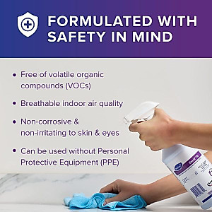 Oxivir Diversey 4277285 Tb Disinfectant Cleaner, Accelerated Hydrogen Peroxide, No Fragrance Added, Ready-to-Use Liquid Capped Bottle, 32-Ounce