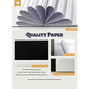 10 Pack Small Notepads Refills Memo Pads 3 x 5 Inch Lined Writing Note Pads with 30 Sheets Note Pad Paper in Each Pad Mini Pocket Notebook Refills for Taking Notes and Reminders Organization Planning