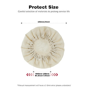 100% Linen Jar Covers, 5pcs Cloth Covers for Sourdough Starter Jars with Diameter of 3-4 Inch