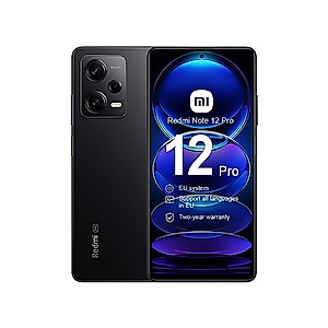 Xiaomi Redmi Note 12 Pro 5G + 4G (128GB + 6GB) Factory Unlocked 6.67" 50MP Triple Camera (Only Tmobile/Metro/Mint USA Market) + Extra (w/Fast Car Charger Bundle) (Midnight Gray)