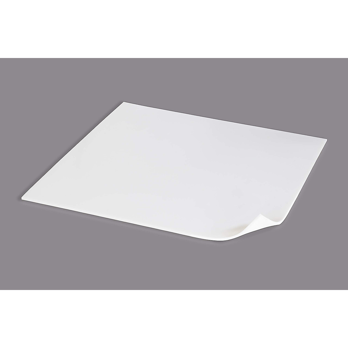 MATNIKS Food Grade Silicone Rubber Sheet 12x12-inch by 1/8 White - Duro Shore A65 High Temperature Heavy Duty for Gaskets DIY Food Covers Lids Sealing Material Supports Microwave Oven Protection