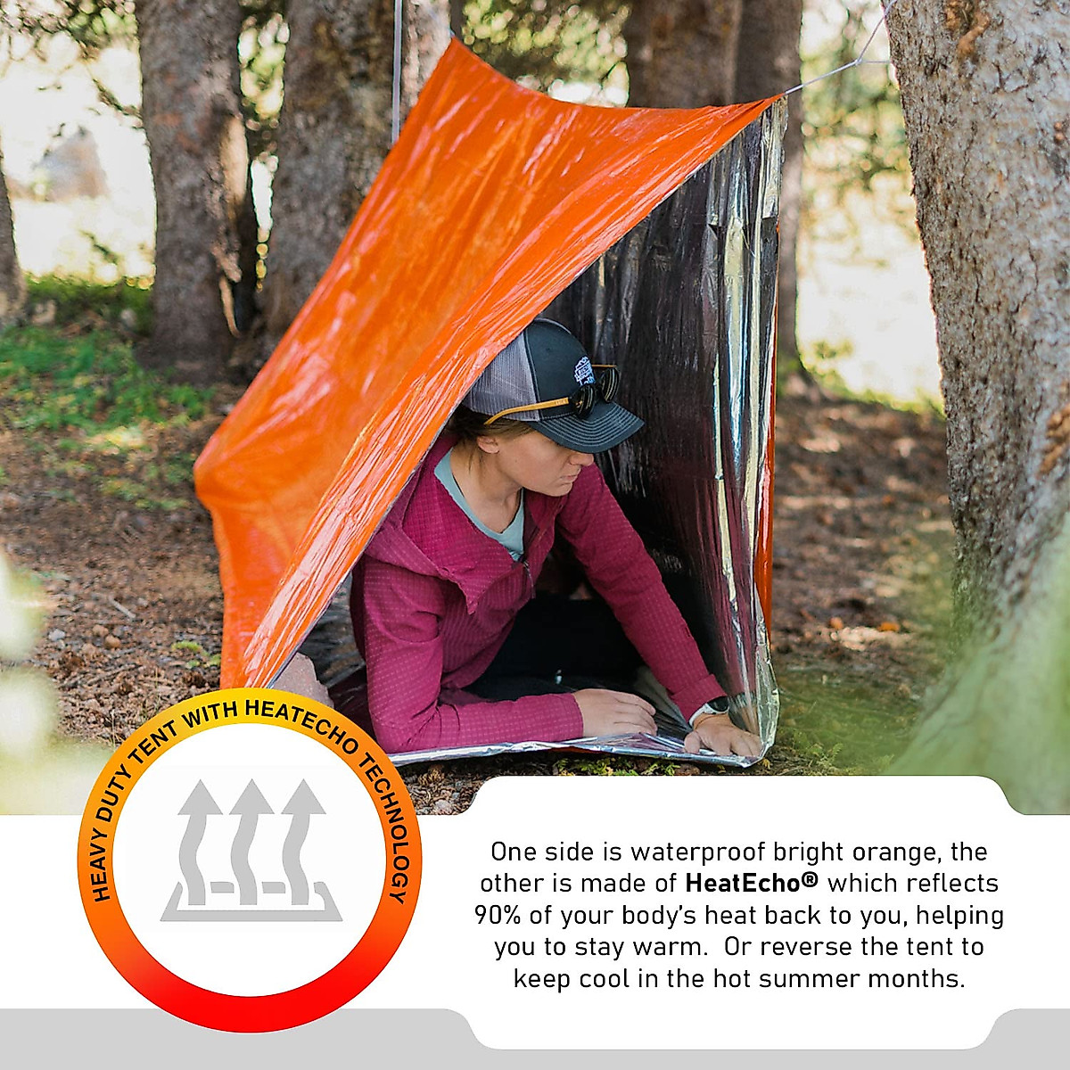 Ready Shelter Tube Tent 3.0-2 Person Tent, Survival Tent, Emergency Shelter - Ideal Survival Gear and Equipment - Emergency Survival Tent Shelter - Tent for Camping