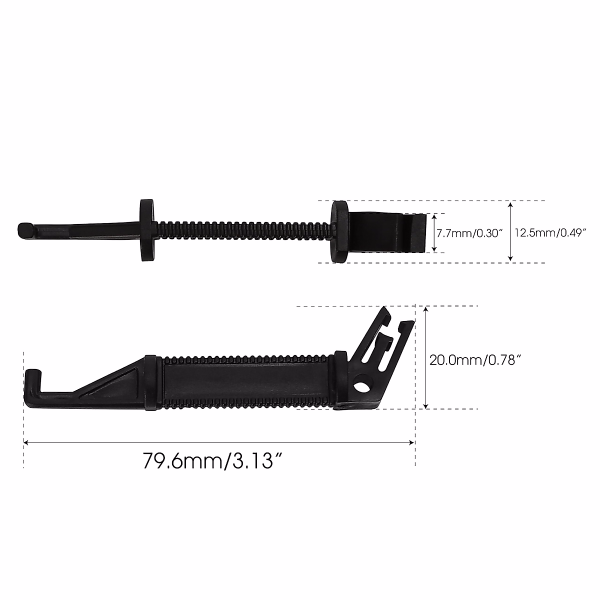 6PCS Blade Glass Fuse Puller Insertion Tool Standard Car Fuses Box,an Essential Tool for Car Owner