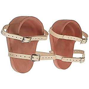CLC Custom Leathercraft 318 Professional Heavy-Duty Molded Rubber Kneepads,Brown