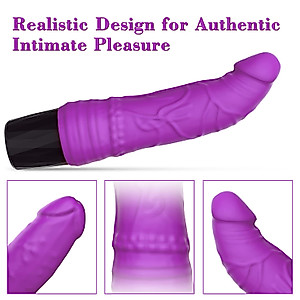 Quiet Dildo Sex Toys for Women - Beginner Vibrator Adult Toys for Female Pleasure, Hafobok G Spot Vibrator Dildos, Soft Silicone Realistic Dildo for Men, Fake Penis, Juguetes Sexuales Consoladores