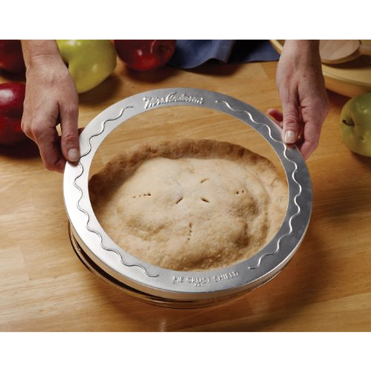 Mrs. Anderson's Baking Pie Crust Protector Shield, Fits 9-Inch Pie Plates