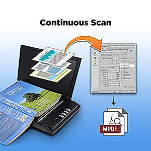Plustek OpticSilm 2700 - High Speed Flatbed Scanner, 3sec Fast scan Speeds. Compact Design for Home and Home Office. Windows and Mac Support