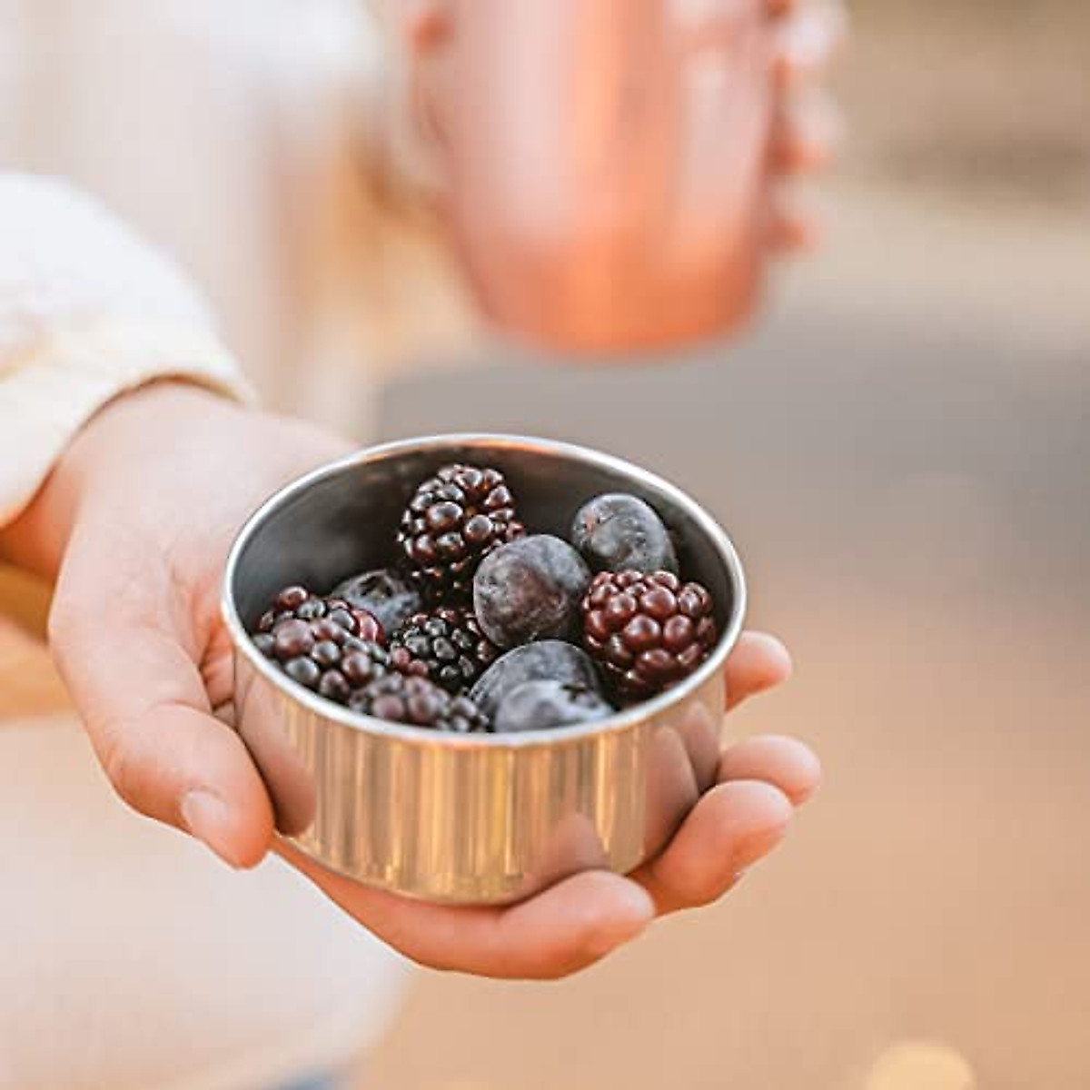 U Konserve Stainless Steel Food-Storage Set With Clear Airtight Lids, Dishwasher Safe, Bento Box Lunch Containers BPA Free (Set of 4)