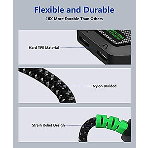 USB C to 3.5mm Headphone and Charger Adapter, 3 in 1 USB C to 3.5mm&USB C Female Audio Adapter&60W Fast Charging Dongle Compatible with Galaxy S23/S23 Ultra/S22/S21FE/S21 Ultra/A53, Pixel 7Pro/6Pro/5