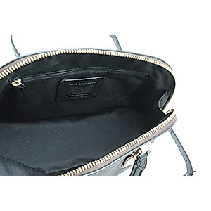 Coach Katy Satchel In Signature Canvas (IM/Brown Black)