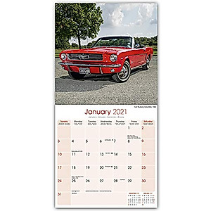 Classic Car Calendar - Muscle Car Calendar - American Muscle Cars Calendar - Calendars 2020 - 2021 Wall Calendars - Car Calendar - American Classic Cars 16 Month Wall Calendar by Avonside