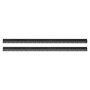 Reliable Hardware Company RH-20-SRR-A Rack Rail, Black