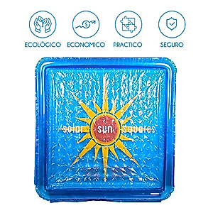Solar Sun Rings SSSA-SB-02 UV Resistant Above Ground Inground Swimming Pool Hot Tub Spa Heating Accessory Square Heater Solar Cover, Sunburst