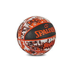 Spalding Graffiti Match NBA Adult Basketball Ball Orange Official Full Size 7