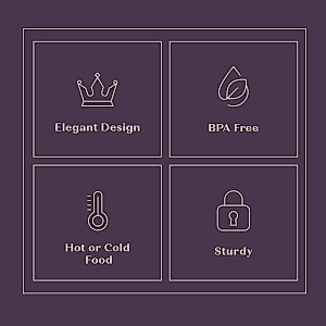 SETUP [100 Piece Combo White Square Plates, Disposable Plastic Plates - Premium Heavy-Duty 50 Disposable 9.5" Dinner Party Plates and 50 Disposable 6.5" Salad Plates