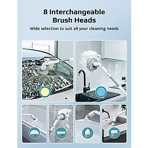 Electric Spin Scrubber, Aspiron Cordless Electric Scrubber & Stardrops - The Pink Stuff - The Miracle All Purpose Cleaning Paste