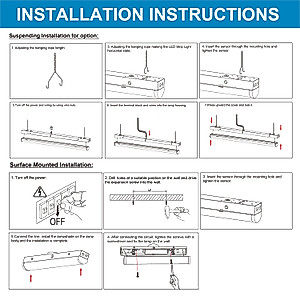 4FT LED Linear Strip Light, Super Bright LED Shop Lights 30W 40W 50W 60W 70W Selectable/100V-277V 6CCT 3000K-6500K, Flush Mount 0-10V Dimmable Commercial Garage Indoor Ceiling Light, ETL DLC(4 Pack)