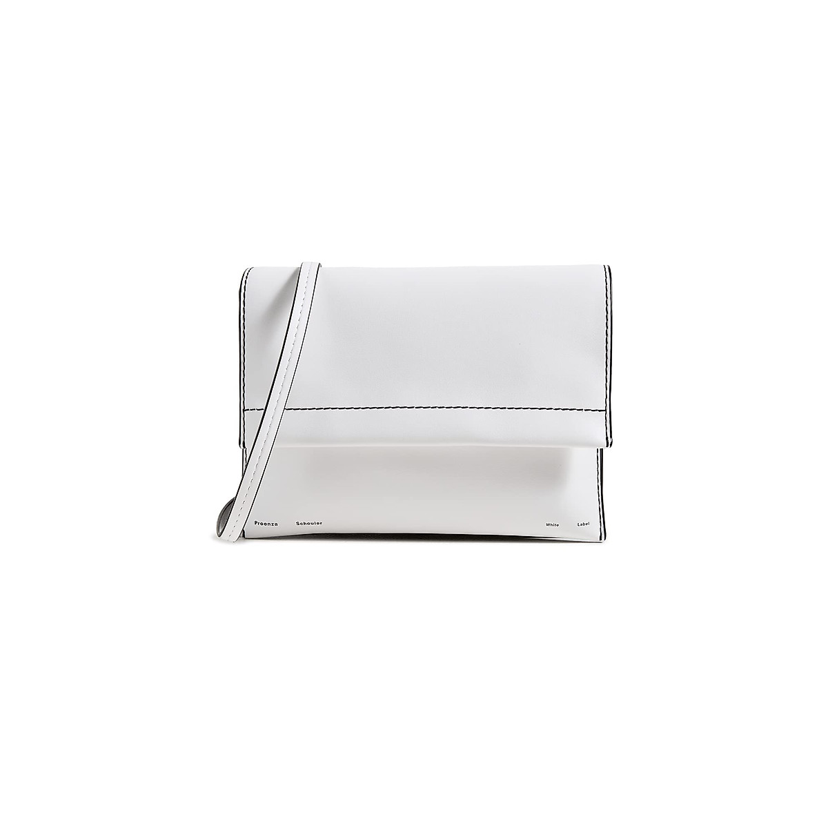 Proenza Schouler White Label Women's Accordion Flap Bag, Optic White, One Size