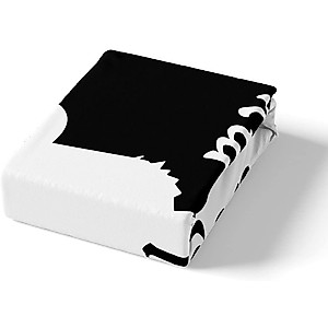 Dog Side and My Side Comforter Cover Valentine's Day Present Couple Bedding Set Black White Dog Duvet Cover Set Romantic Theme Couple Adult Bedspread with Zipper Ties Soft Microfiber Quilt Set, Queen