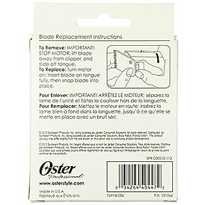 Oster Professional Arctic Collection Clipper/Trimmer Cool Touch Replacement Blade, Size #0A 3/64" (1.2 mm)