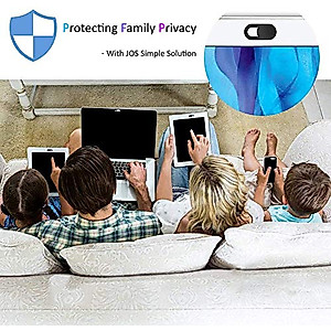 California JOS 12 PCS (Large+Medium+ Small) 0.027 inch Ultra Thin Webcam Cover Slide Camera Blocker Protect Privacy Security for MacBook Air, Laptop, iPad, iMac, PC, iPhone 8/7/6 Plus