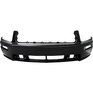 Evan Fischer Front Bumper Cover Compatible with 2005-2009 Ford Mustang Primed CAPA Certified - FO1000575C