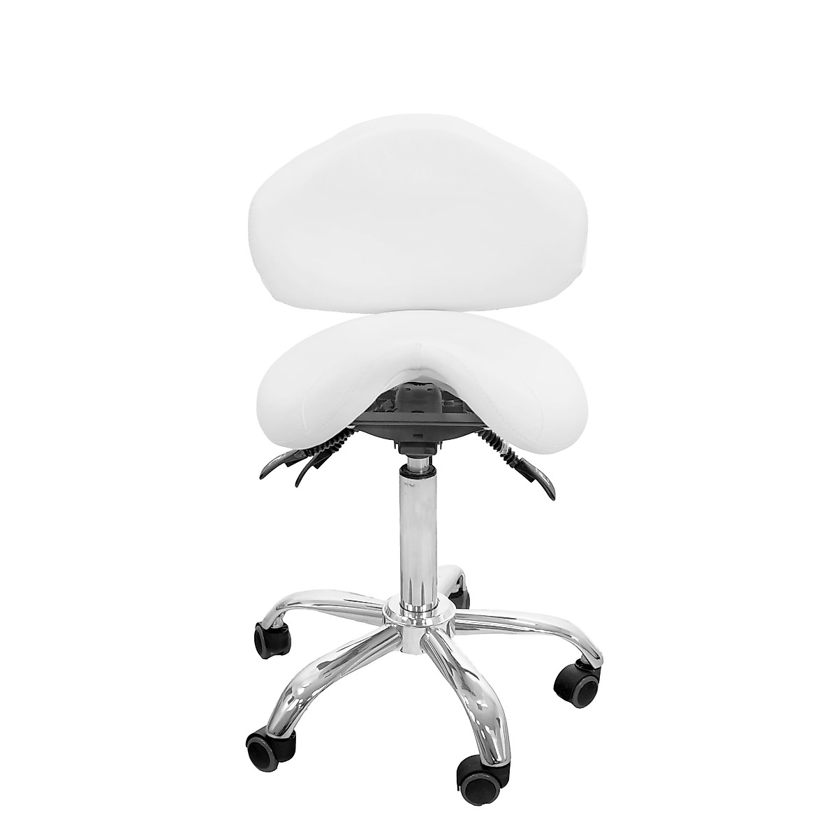 SkinAct® Esthetician Saddle Stool (White)