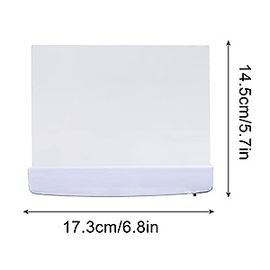 Qiopertar LED Light Wedge Eyes Protect Panel Book Reading Lamp Paperback Night Vision Kids Adults