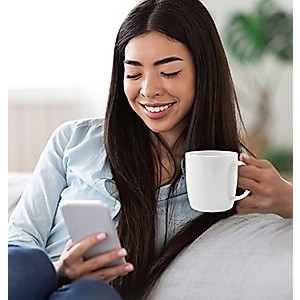 fulong Reusable Plastic Drinking Cup with Handle, BPA Free Microwave & Dishwasher Safe Food Grade PP 13 Ounce Coffee & Milk Mug Set of 5 (Pink)