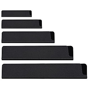 5/10/20pcs Universal Knife Edge Guards Set, Non-BPA Knife Sheath, Waterproof Abrasion Resistant Felt Lined Knife Cover Sleeves Knife Protectors, Gentle on Your Blades(5pcs)