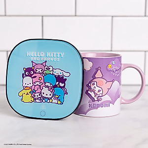 Uncanny Brands Kuromi Coffee Mug with Electric Mug Warmer – Keeps Your Favorite Beverage Warm - Auto Shut On/Off