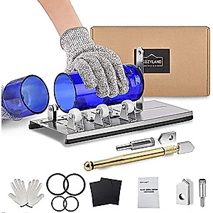 Bottle Cutter & Glass Cutter Kit, for Cutting Wine Bottle or Jars to Craft Glasses