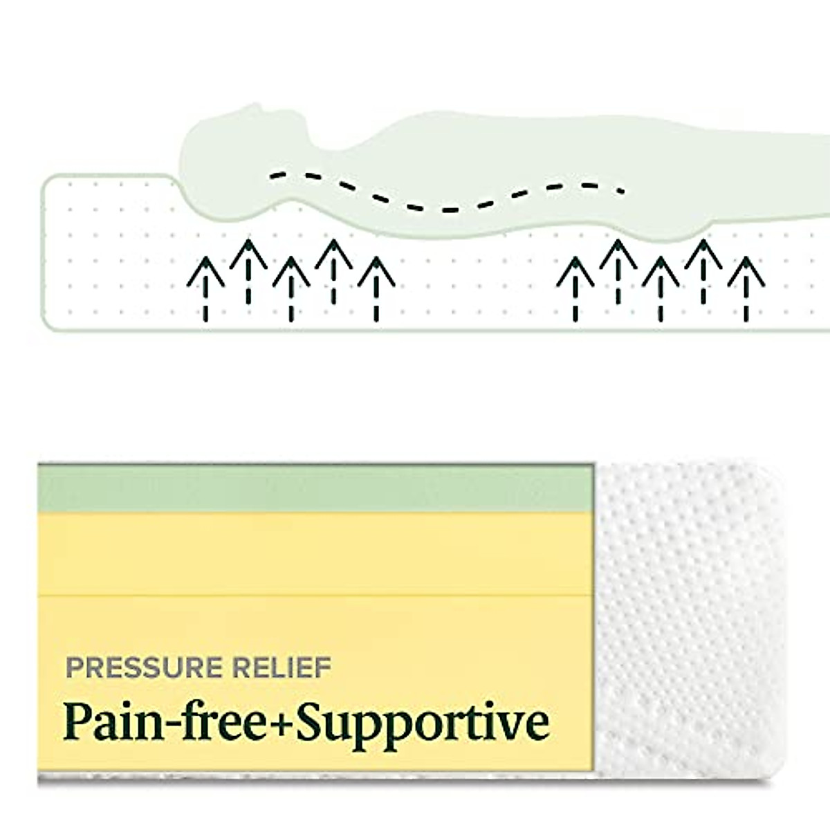 ZINUS 10 Inch Green Tea Essential Memory Foam Mattress, Queen, Mattress in A Box, Affordable Mattress, CertiPUR-US Certified