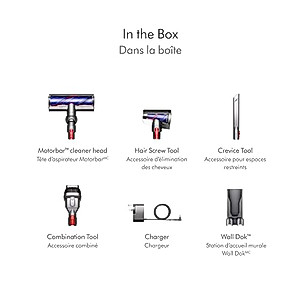 Dyson V11 Cordless Stick Vaccum, Large, Nickel/Blue