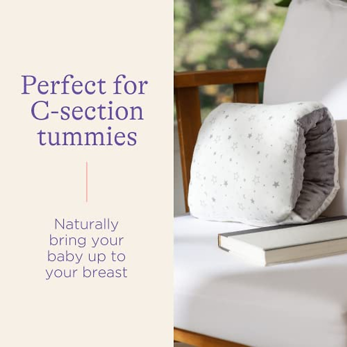 Lansinoh Nursie Nursing Pillow for Breastfeeding Support, 1 Count