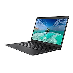 2022 Newest HP 14" Flagship Chromebook, AMD Processor, 8GB LPDDR4, 32GB Storage, Chrome OS, Dale Black (Renewed) (Dale Black)
