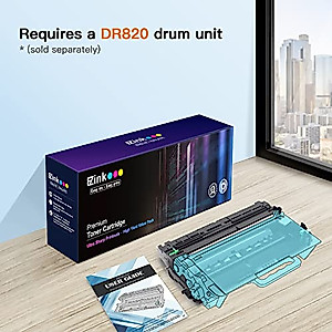 E-Z Ink (TM) Compatible Toner Cartridge Replacement for Brother TN850 TN-850 TN820 TN-820 for HL-L6200DW HL-L5200DW MFC-L5850DW MFC-L5700DW MFC-L5800DW MFC-L5900DW New Version (2 Black, High Yield)