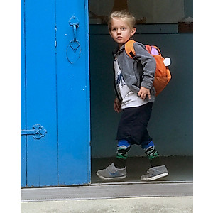 MadSportsStuff Wild T-Rex Dinosaur Socks over the calf (Dark Royal, Small)