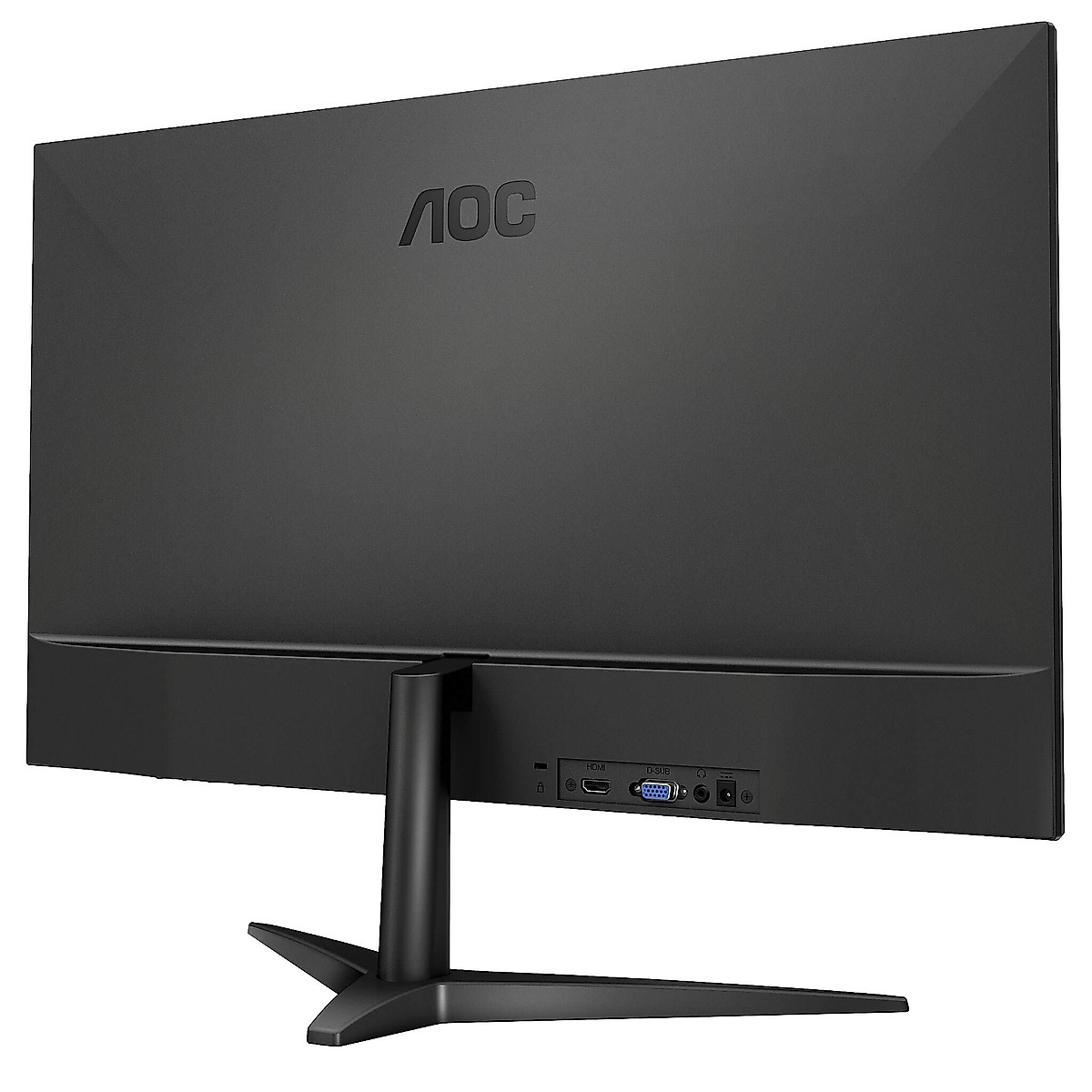 AOC 24B1H 24" Full HD 1920x1080 Monitor, 3-Sided Frameless, VA Panel, HDMI/VGA, Flicker-free