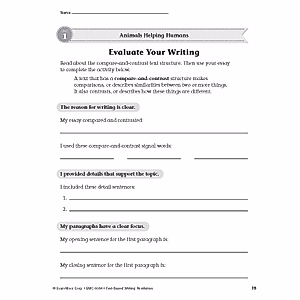 Evan-Moor Text-Based Writing: Common Core Mastery Book, Grade 4