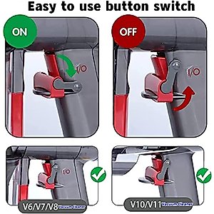 【Upgraded】 2-in-1 V7/8 Adapter for Ryobi 18V Lithium Battery Convert to for Dyson V7/8 Handheld Vacuum Cleaner Battery Compatible with V7/8 Animal V7/8 Absolute V7/8 Motorhead Pro V7/8