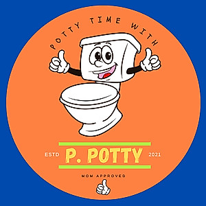 P. Potty Toilet Training Wall Decal Potty Training Chart Set for Toddler Boys and Girls