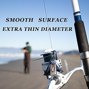 LinHiver Braided Fishing Line, Strong Power, Great Abrasion Resistance, Thin Diameter, No Stretch, Low Memory and High Sensitivity(547Yds, 50LB)