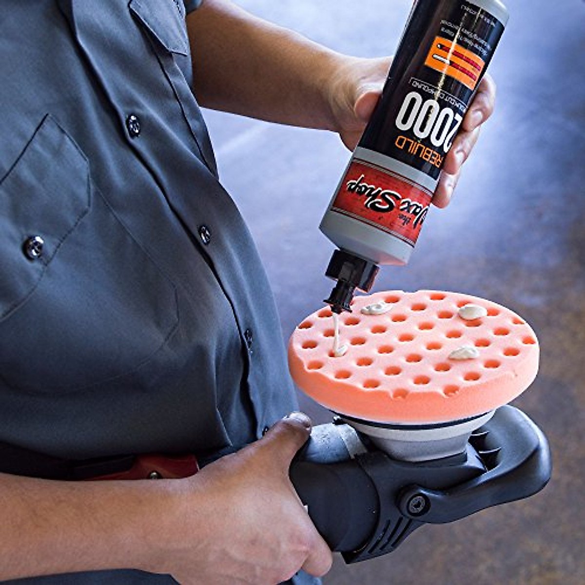 the Wax Shop 50956 32 Ounces Rebuild Medium Cut Polishing Compound-32oz