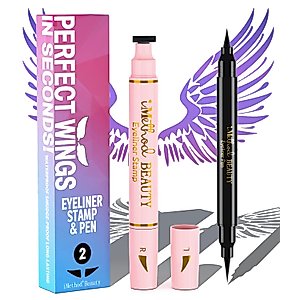 iMethod Eyeliner Stamp 2 Pens Winged Eyeliner Stamp, Perfect Wing Cat Eye Stamp, Long Lasting Liquid Eye Liner…