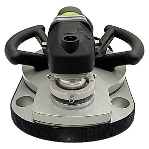 TECHTONGDA Triad Planetary Polisher Wet and Dry Grinder Manual Planetary Polishing Machine Concrete Marble Granite Stone Wet Grinder for Countertops Floors Walls Steps