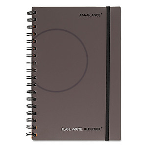 At-A-Glance 80620330 Plan. Write. Remember. Planning Notebook Two Days Per Page 6 x 9 Gray