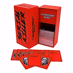 SERIAL KILLER - STARTER BOX - MAIN GAME - Hilariously Dark Card Game for ADULTS with Murderous Thoughts Sometimes -Murder Mystery - Fun and Easy to Play – Original Halloween Party Games Horror Games