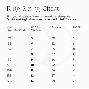 Moon Magic - Authentic Moonstone Ring - Harlow/June Birthstone Rings for Women / 18k Rose Gold Rainbow Moonstone Rings for Women/Genuine Moonstone Jewelry